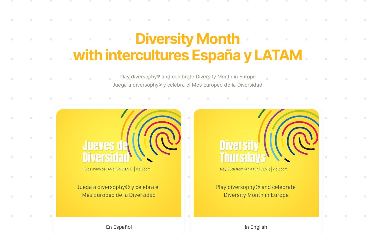 Diversity Month with intercultures España y LATAM
